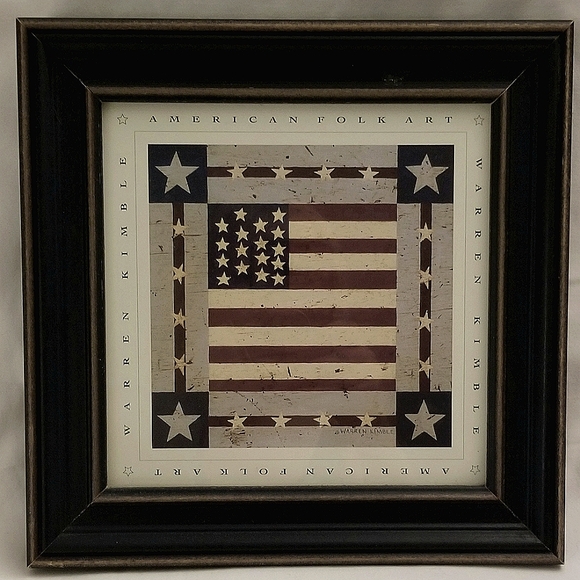 Cedar Creek | Art | Cedar Creek Collection Framed American Folk Art ...